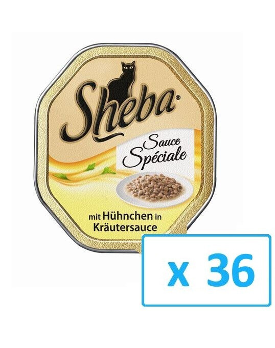 SHEBA Frykas kurczak w ziołowym sosie 85g x36 - Fera24.be